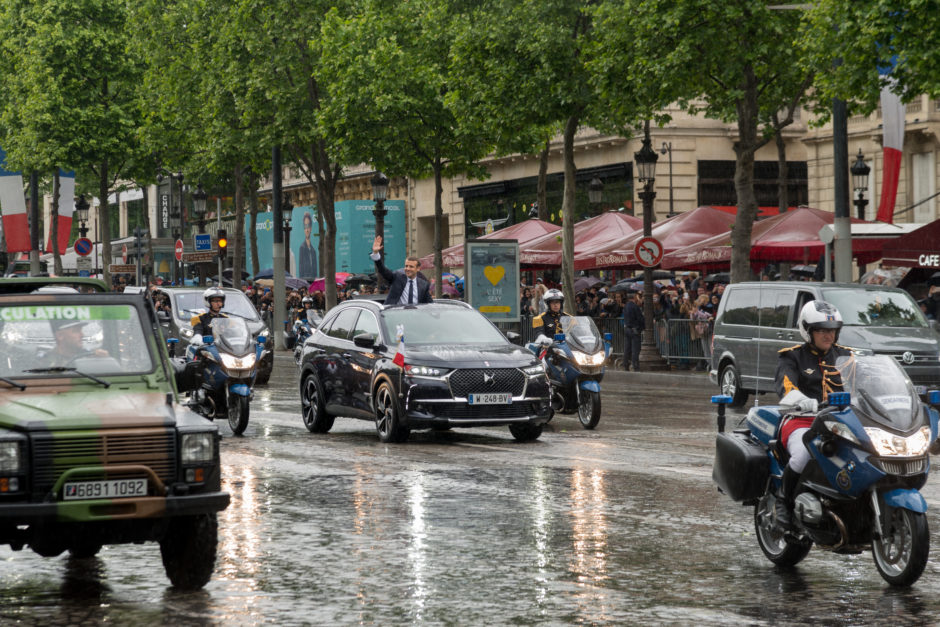 Emmanuel Macron fait du DS7 crossback sa voiture présidentielle